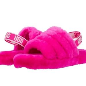 UGG | Shoes | Ugg Fluff Yeah Slide Slippers In Hot Pink | Poshmark